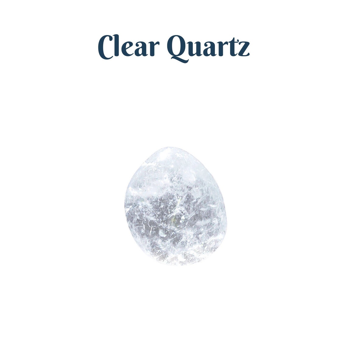 Tumbled Smooth Clear Quartz Crystal Natural Tumbled Gemstone - Etsy