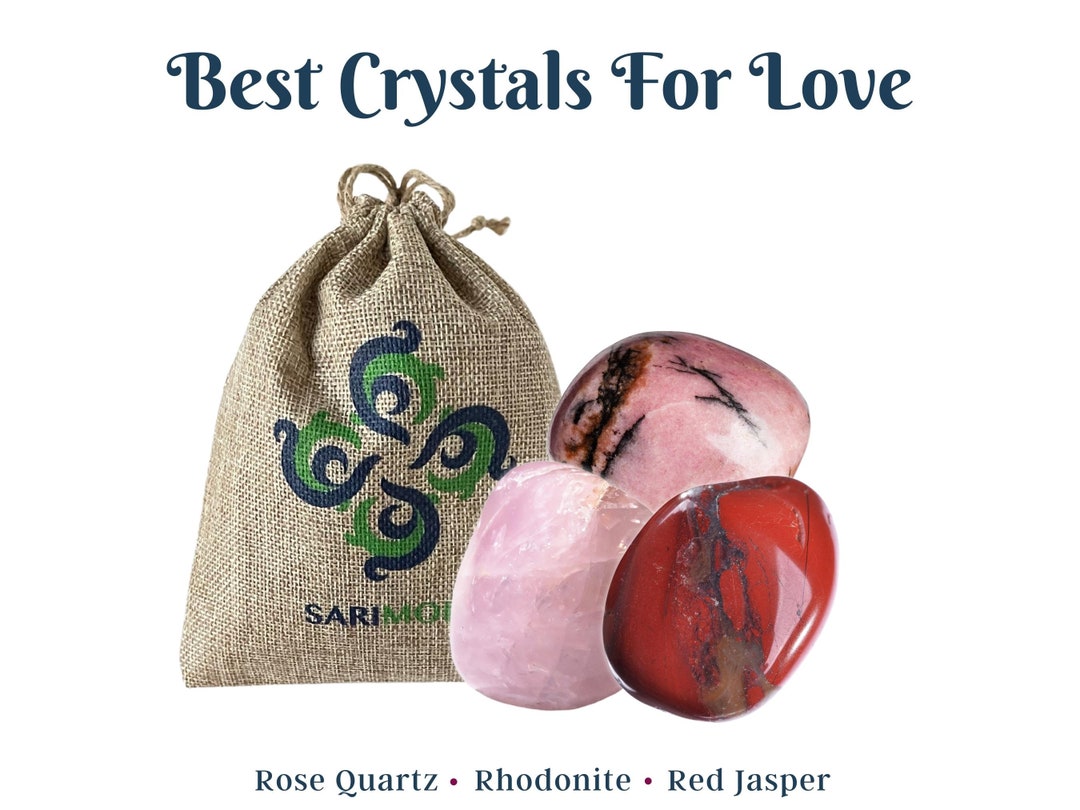 3 Pcs Best Crystals for Love Kit-raw Crystal Set-healing - Etsy