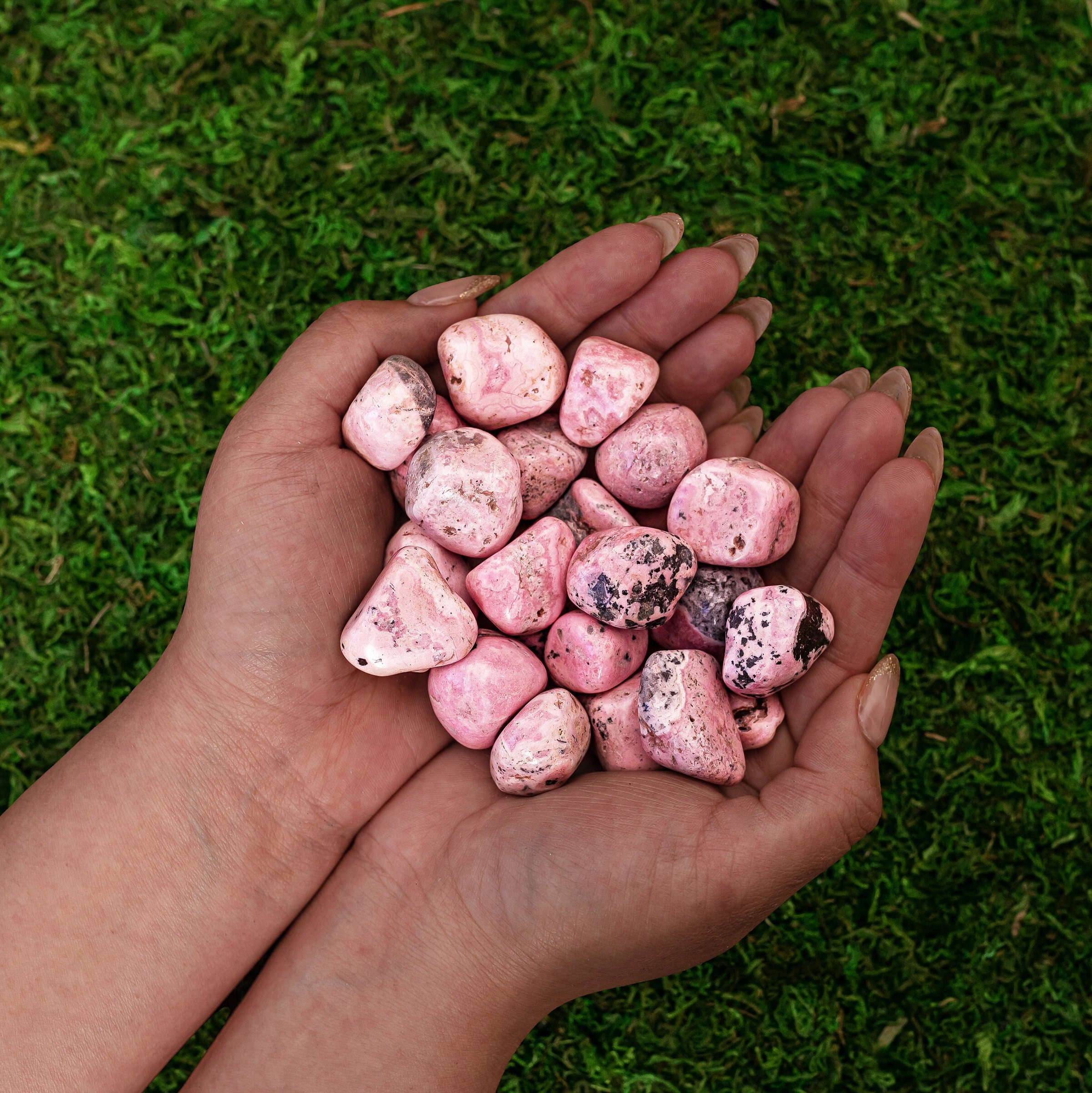 Tumbled Smooth Rhodonite Crystal Natural Tumbled Gemstone - Etsy