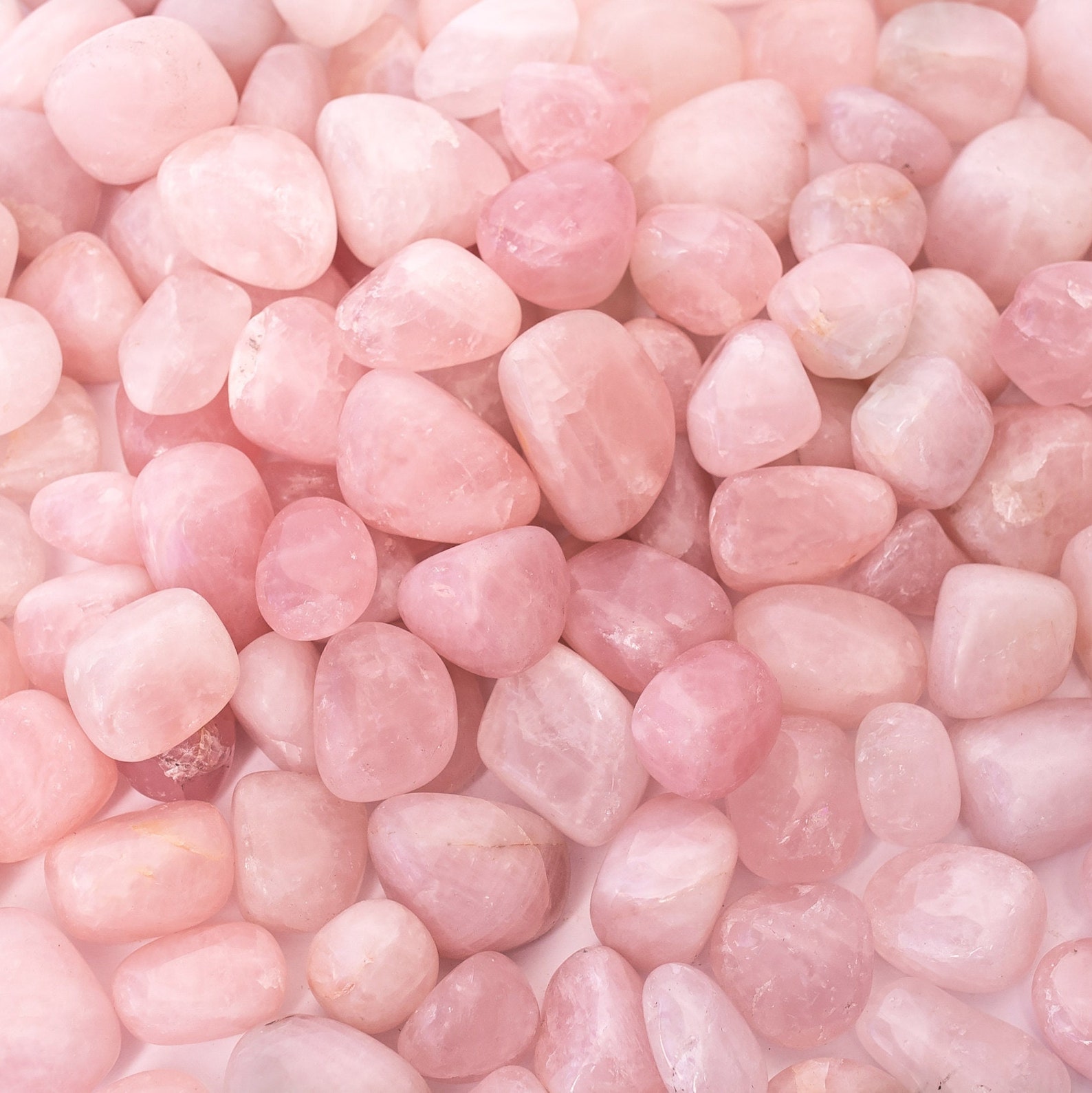 Smooth Rose Quartz Crystal Natural Tumbled Gemstone Healing - Etsy