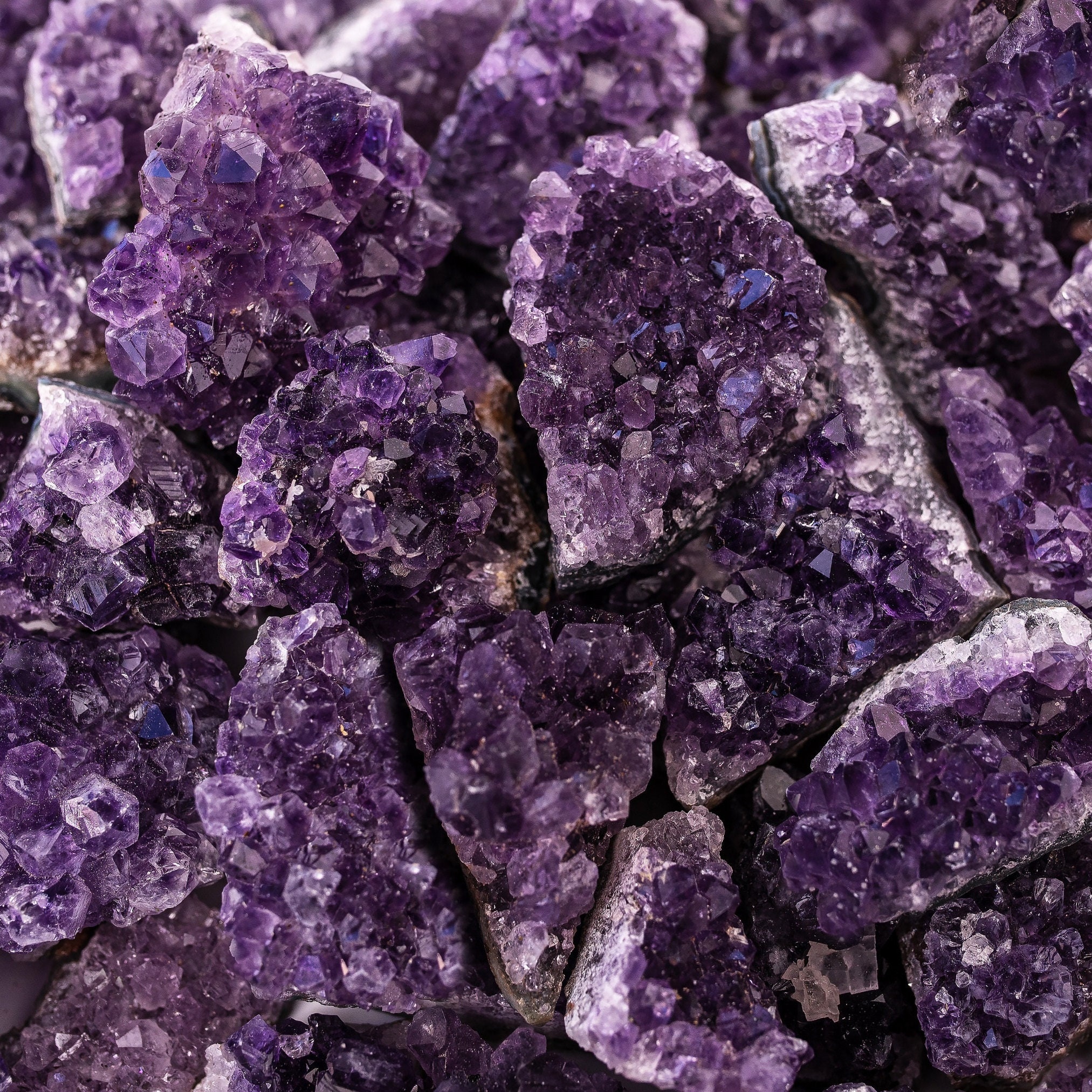 Amethyst Clustered Crystal Natural Healing Crystal Various - Etsy