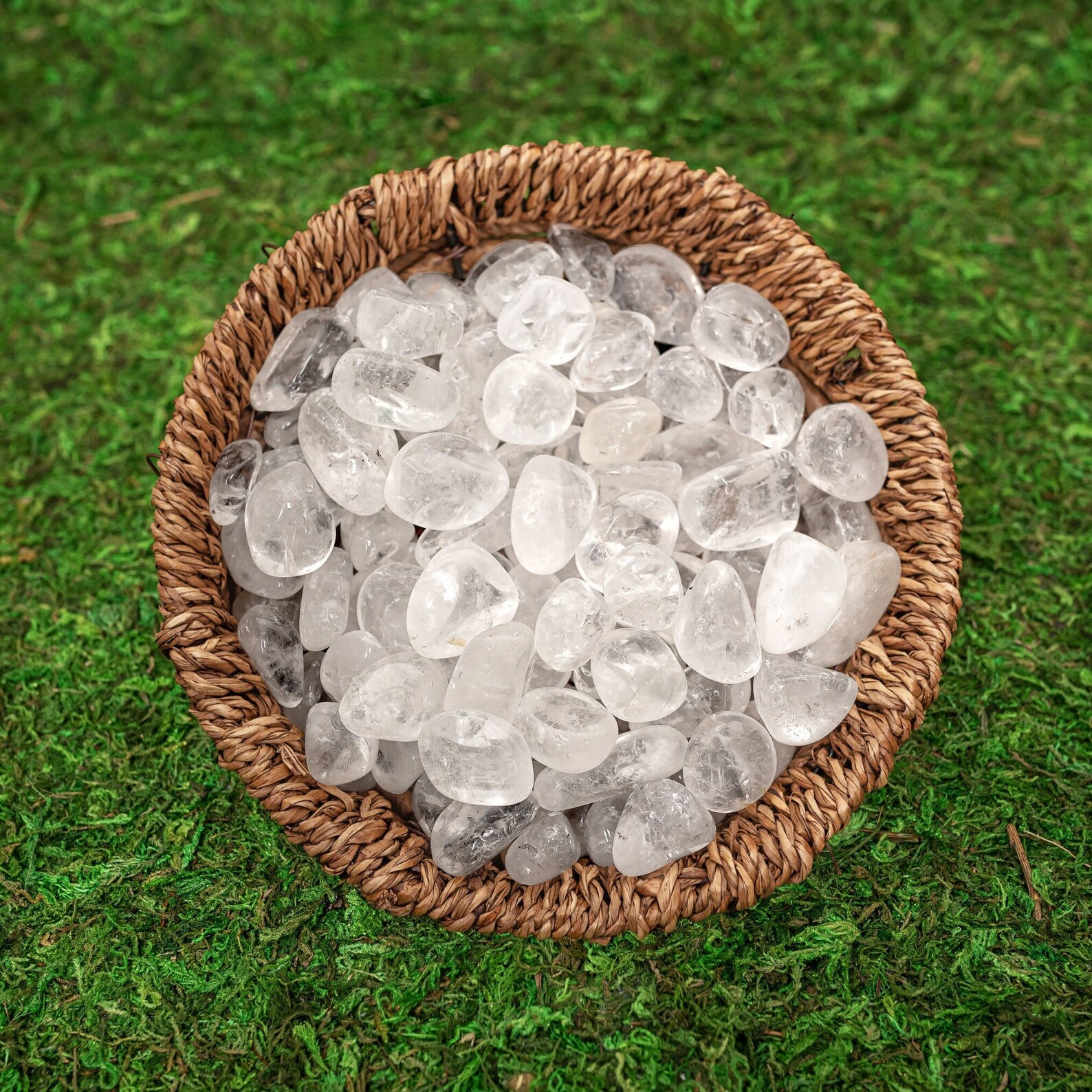 Tumbled Smooth Clear Quartz Crystal Natural Tumbled Gemstone - Etsy