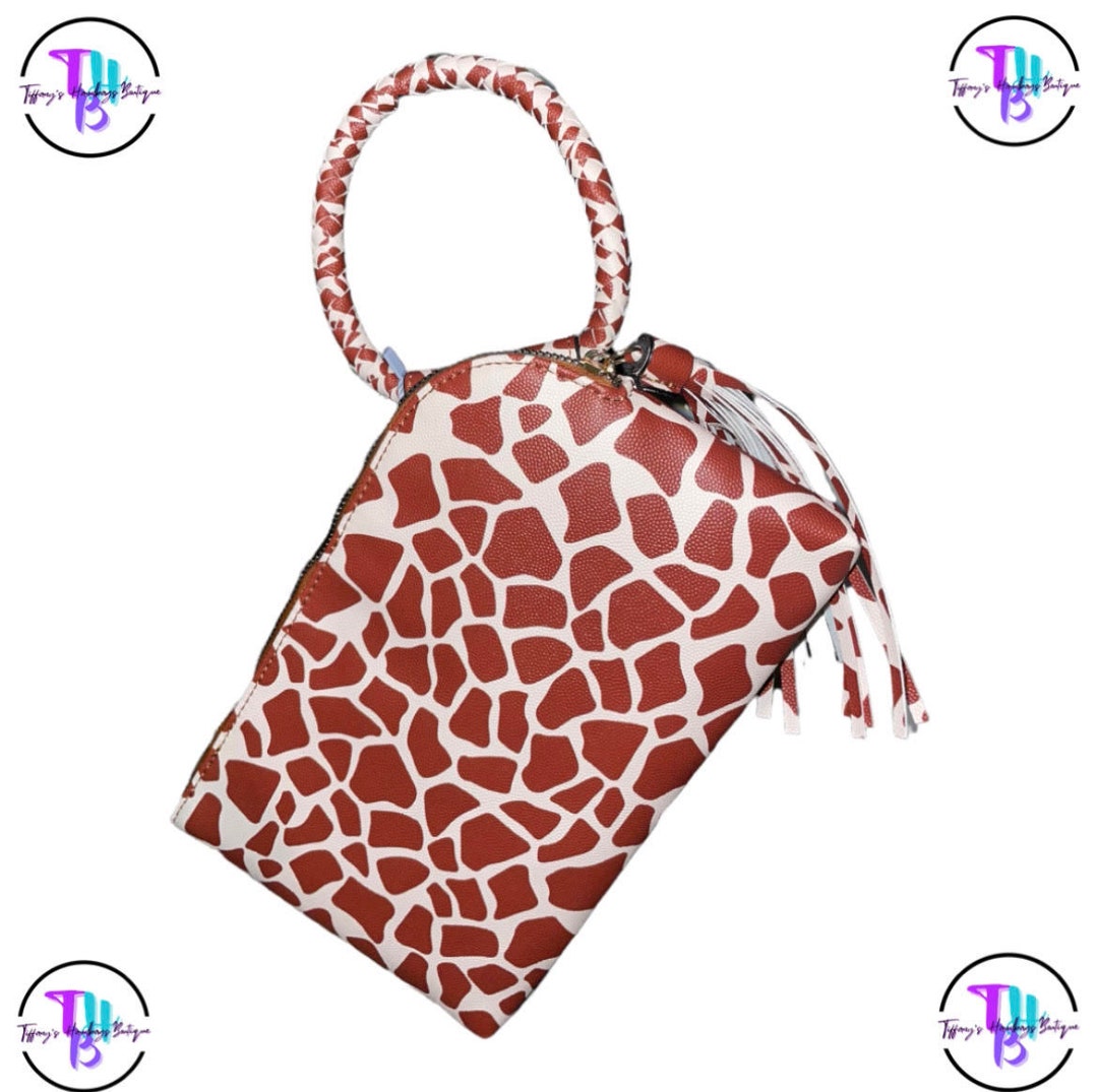 Wristlet Animal Print Clutch - Etsy
