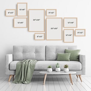 Modern Fern Artwork Boho Digital Print Hand-drawn Art - Etsy