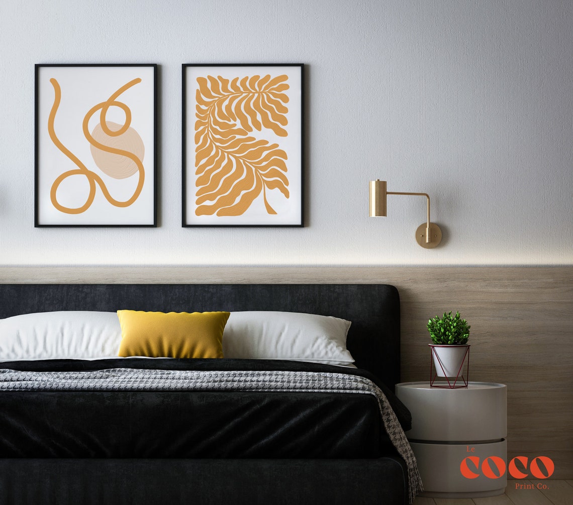 Modern Fern Artwork Boho Digital Print Hand-drawn Art - Etsy