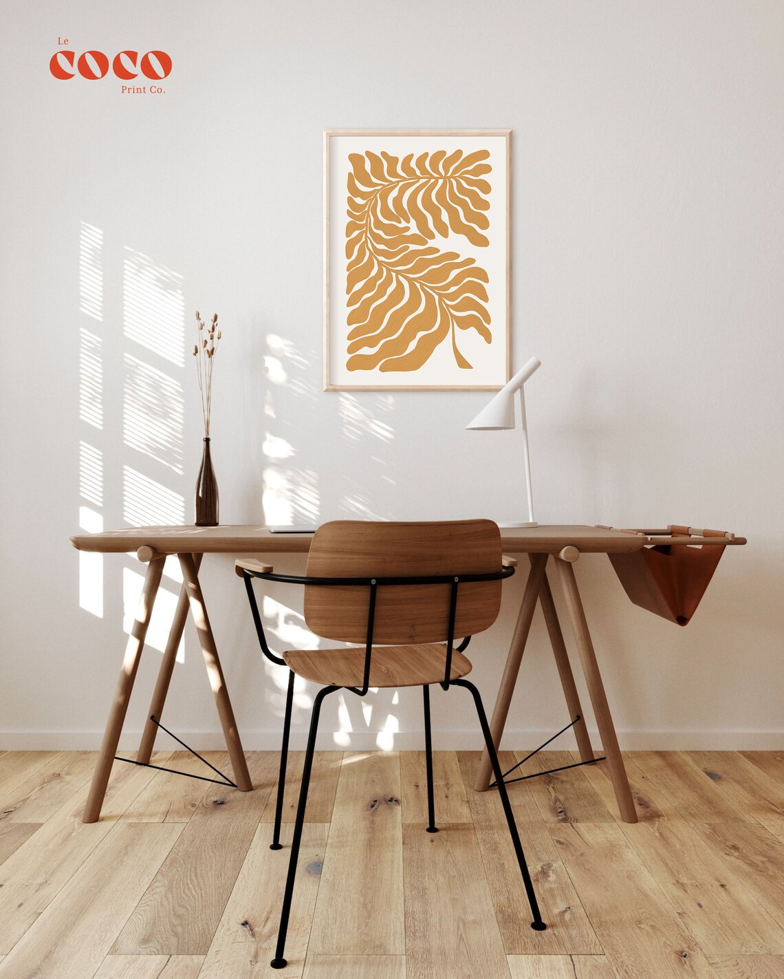 Modern Fern Artwork Boho Digital Print Hand-drawn Art - Etsy