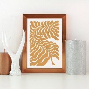 Modern Fern Artwork Boho Digital Print Hand-drawn Art - Etsy