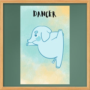 Animal Yoga Kids Flash Cards | Printable Digital File - Etsy