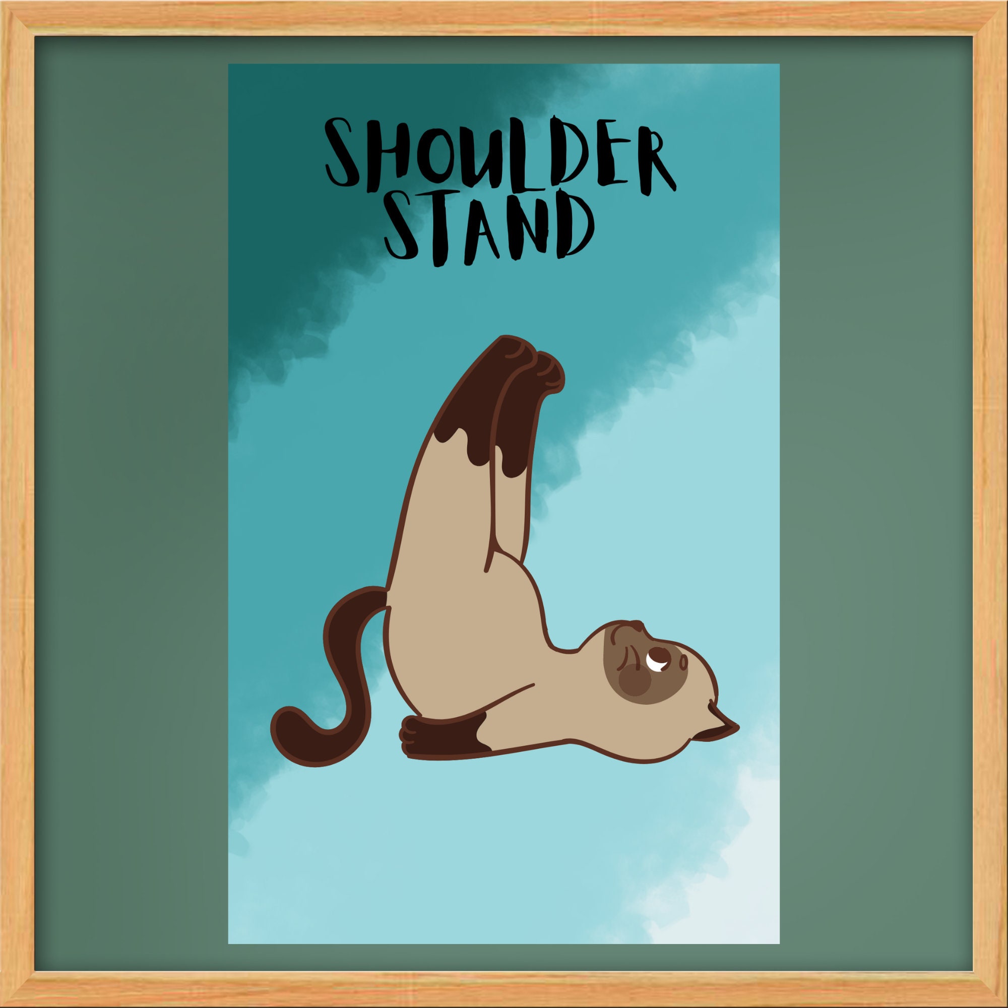 Animal Yoga Kids Flash Cards | Printable Digital File - Etsy