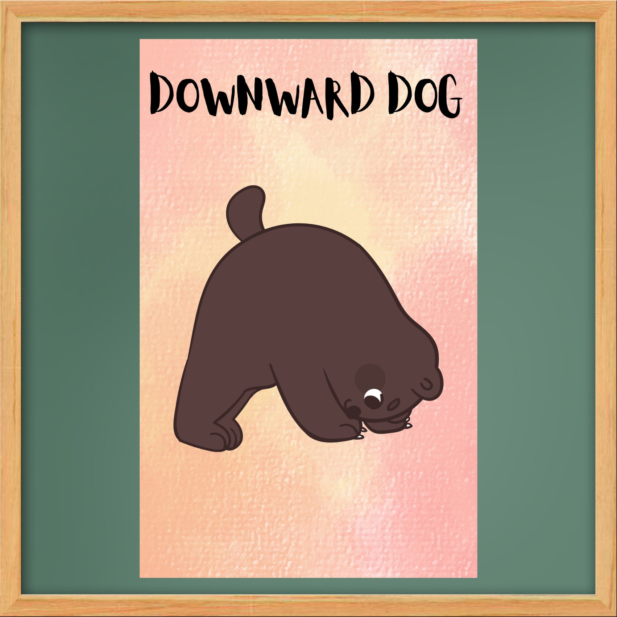 Animal Yoga Kids Flash Cards | Printable Digital File - Etsy