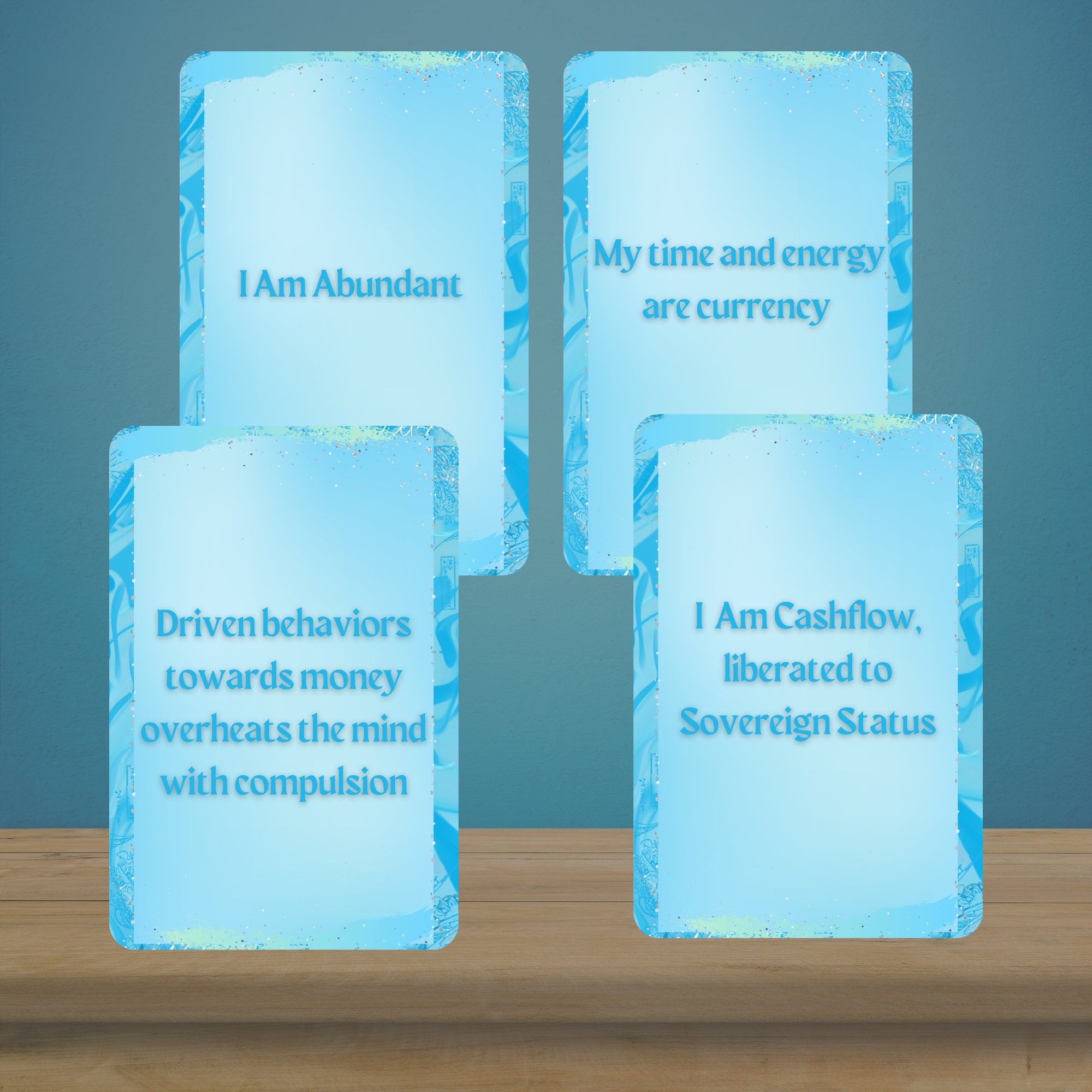 Printable Money Affirmation Oracle Deck | Currentsea Cards PDF | Money ...