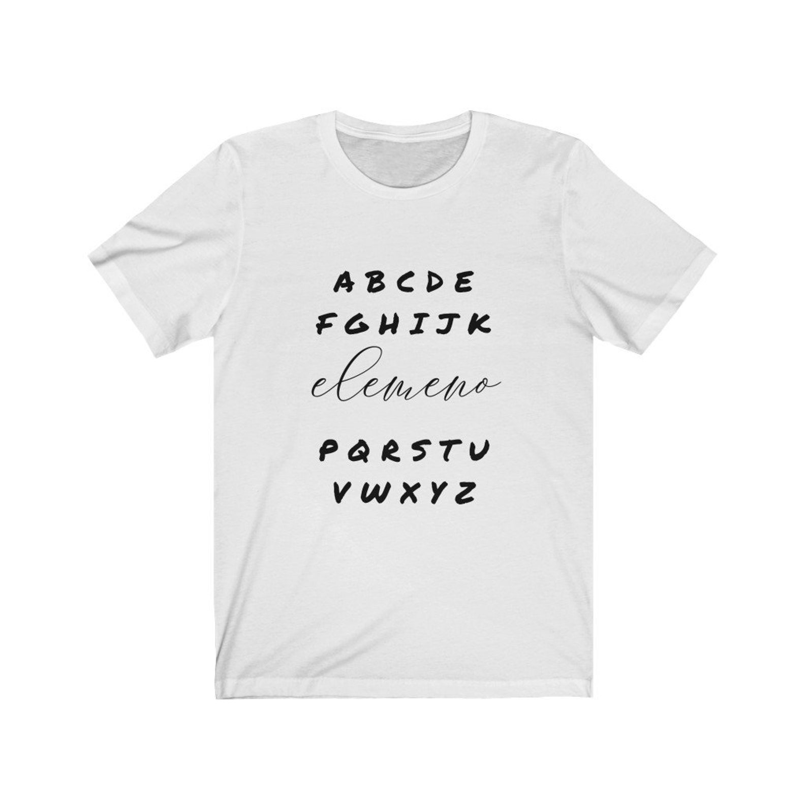 ABCDEFGHIJK Elemeno P | Women Shirt | Teacher Shirt | Teacher | Funny ...