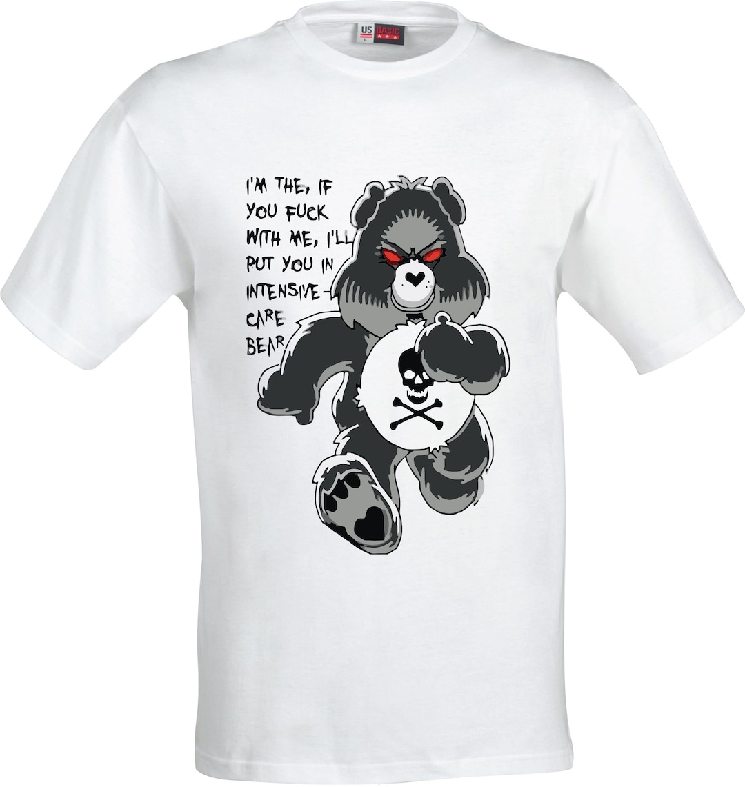 Intensive Care Bear Full Colour Adult Humour Sublimation T-shirt - Etsy