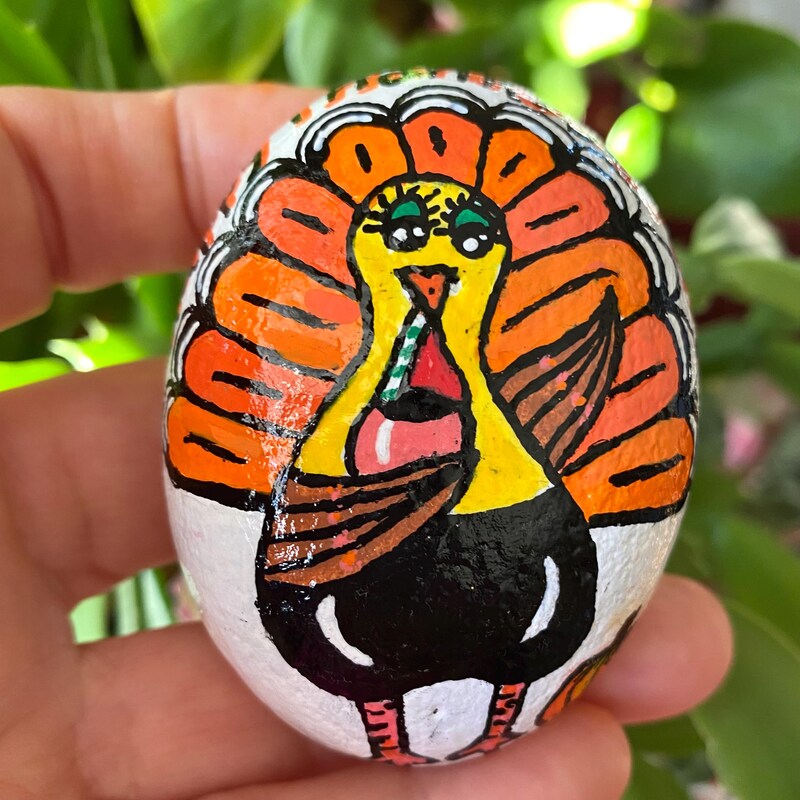 Thanksgiving Rock - Etsy