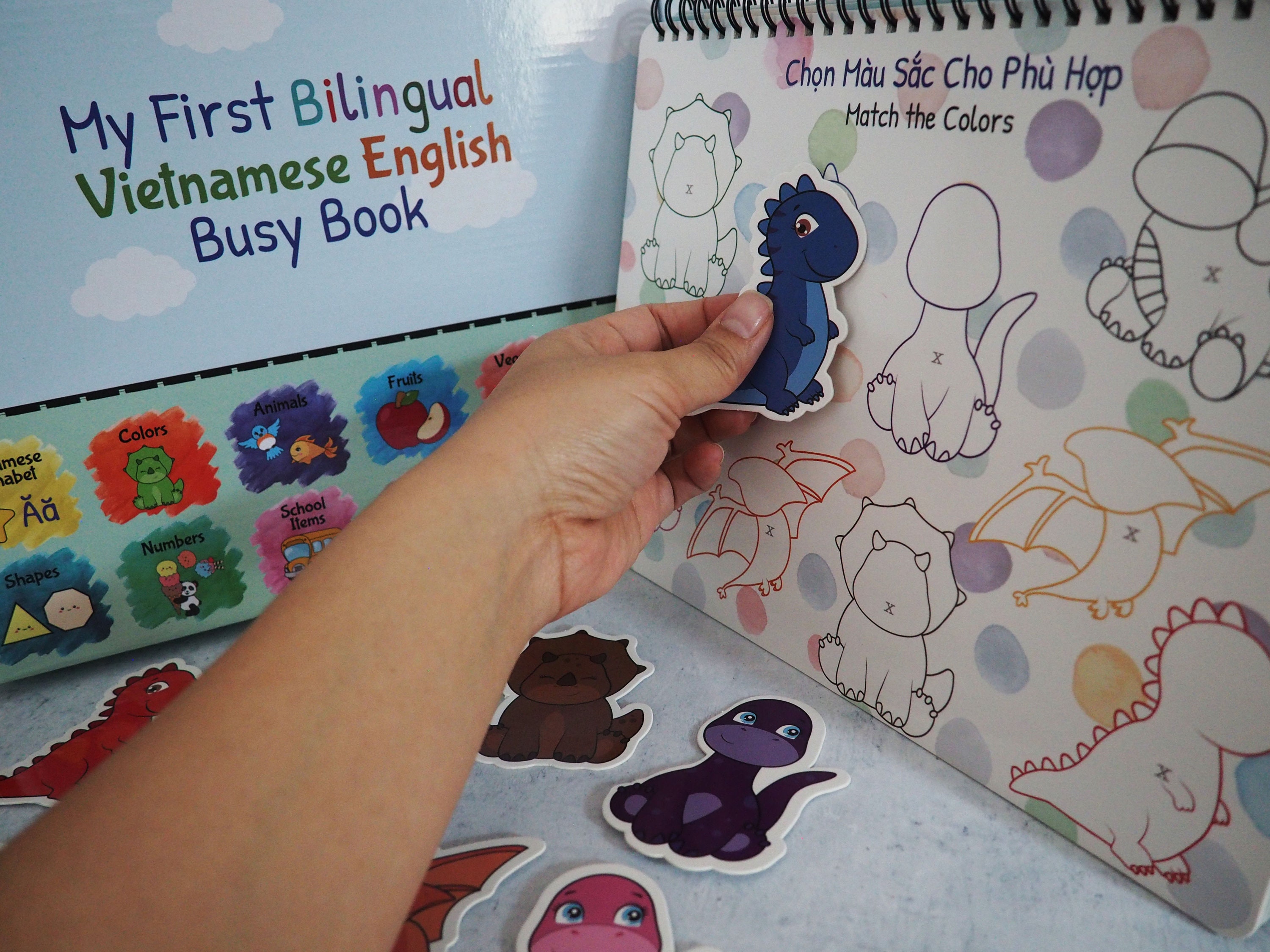 Bilingual Vietnamese English Busy Book (ASSEMBLED, Ready to Ship, Ready ...