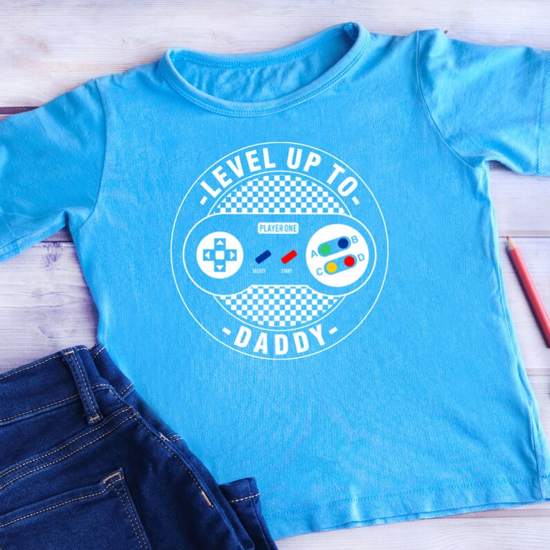 Dad Svg, Leveled up Svg, Game Controller Svg, Gamer Birthday Svg ...