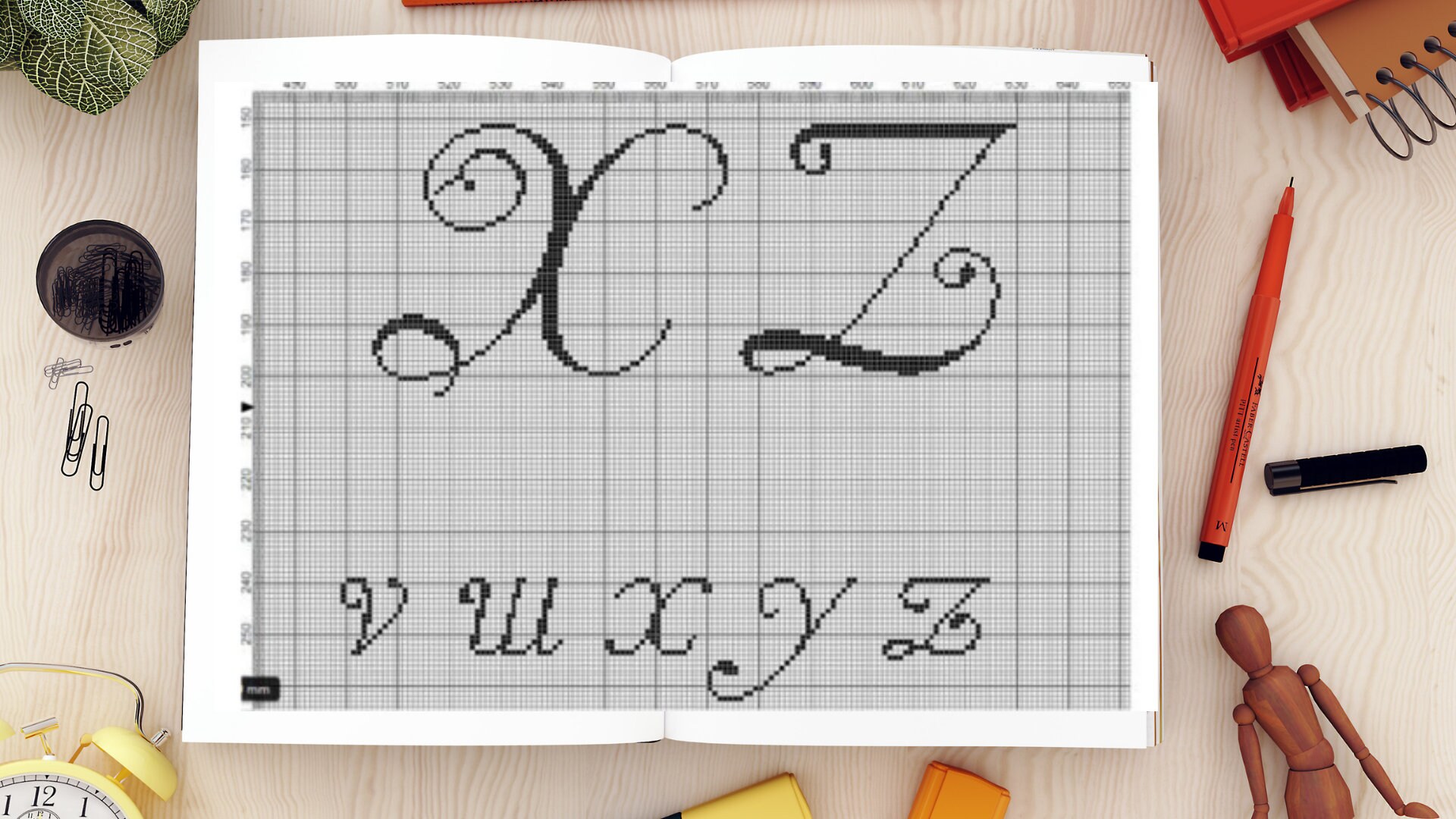 Cross Stitch Alphabet Pattern, Cross Stitch Pattern, Alphabet Pattern ...