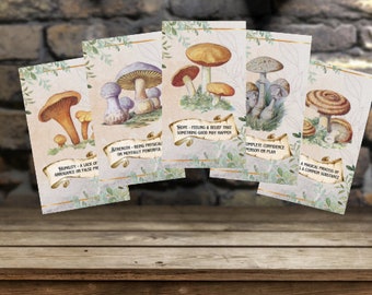 Mushroom Card Deck - Etsy