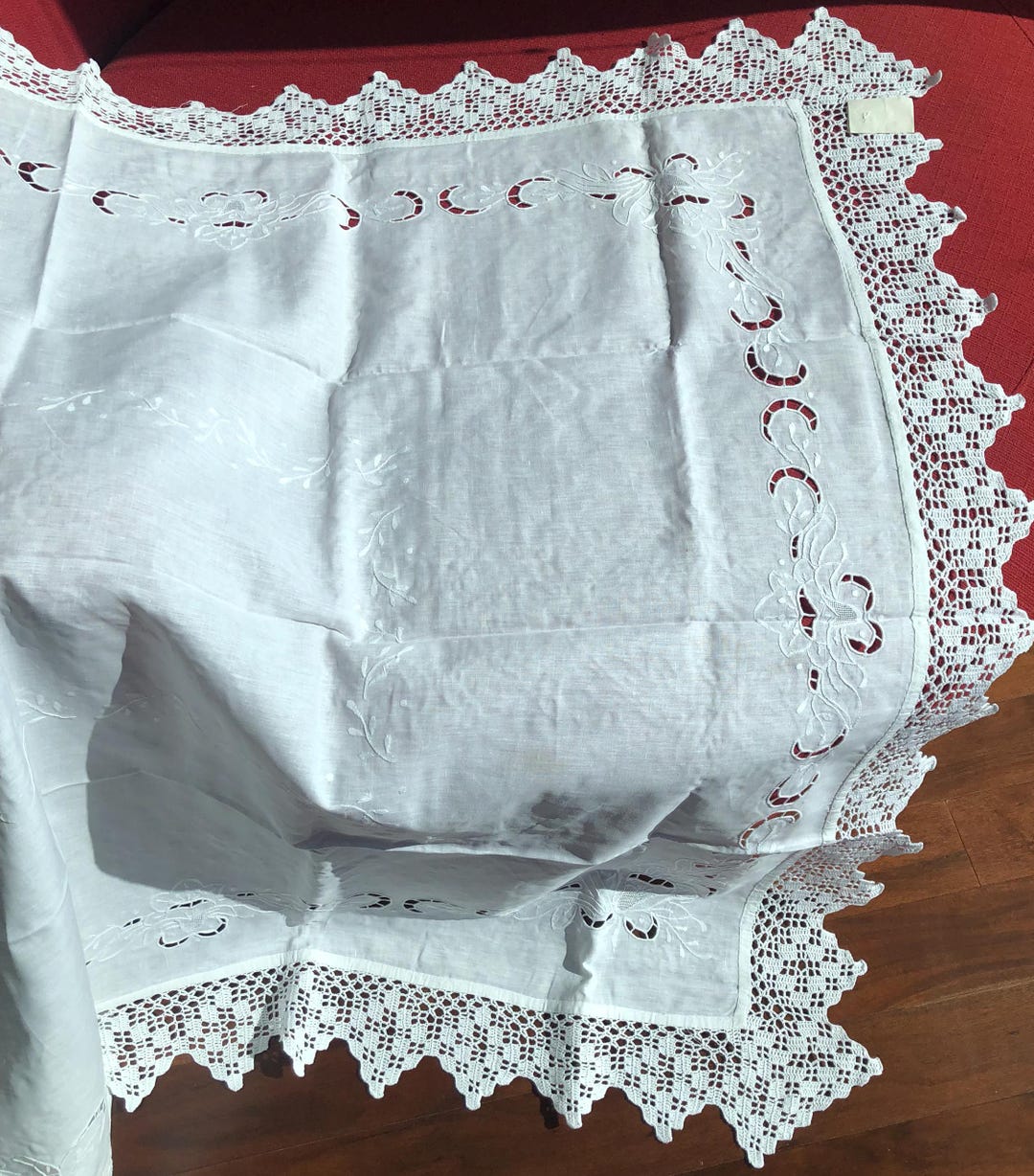 1980s Handmade Vintage French-style Embroidered Linen Placemats From ...