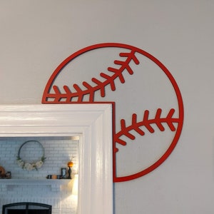 Baseball Door Frame Corner Trim Topper - SVG Digital - 2 Layers - Etsy
