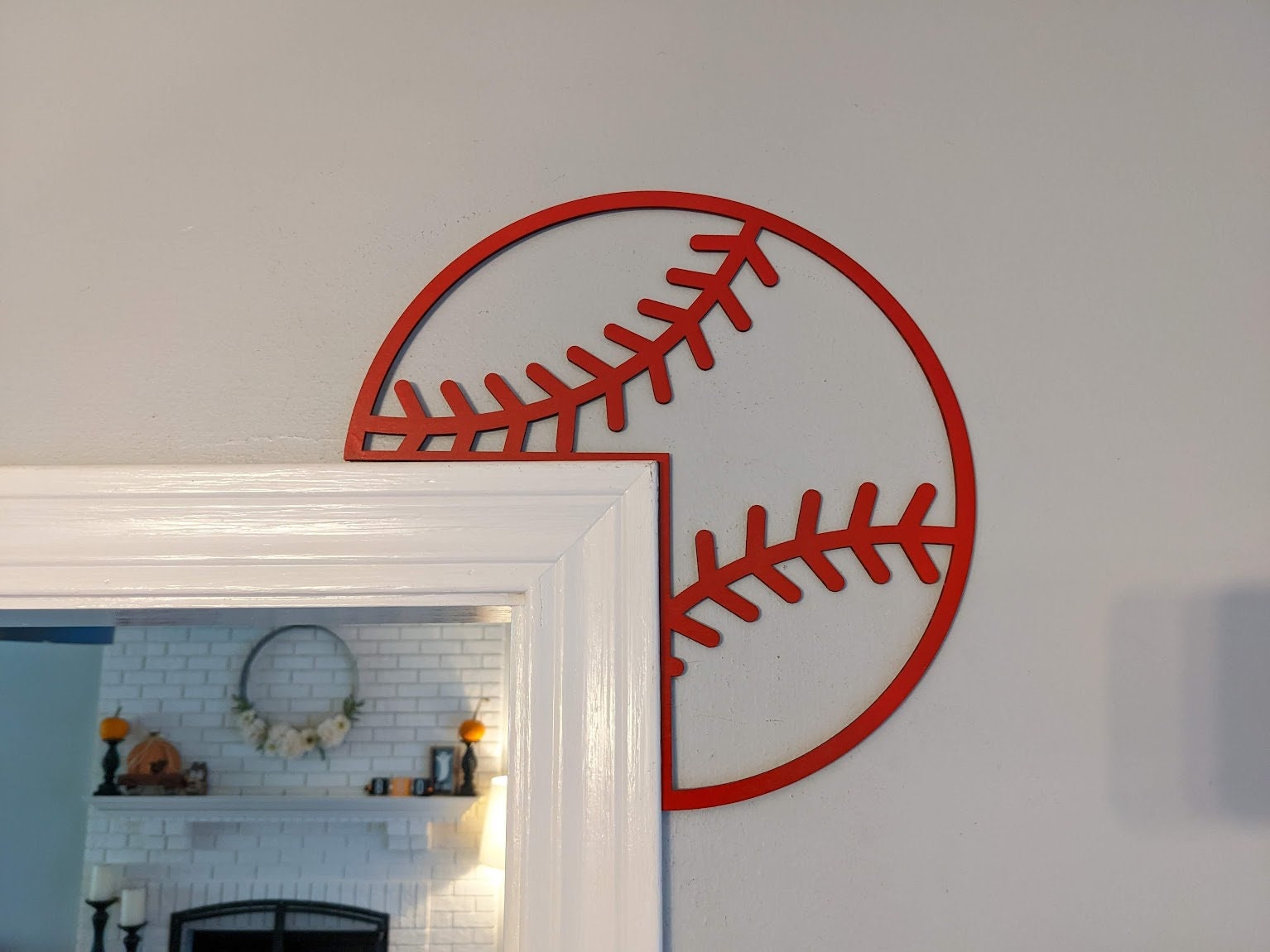Baseball Door Frame Corner Trim Topper SVG Digital 2 - Etsy