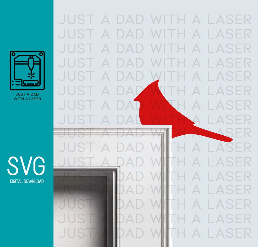 Cardinal Door Frame Trim Corner Topper - SVG Digital File - Etsy