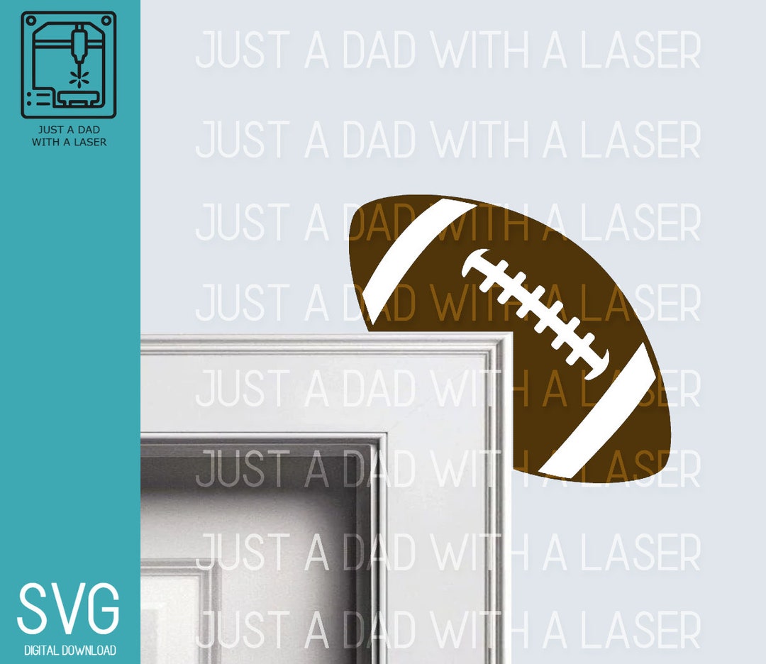 Football Door Frame Corner Trim Topper - SVG Digital - Etsy