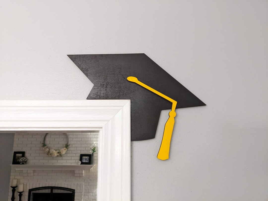 Graduation Hat Door Frame Topper SVG Digital File - Etsy