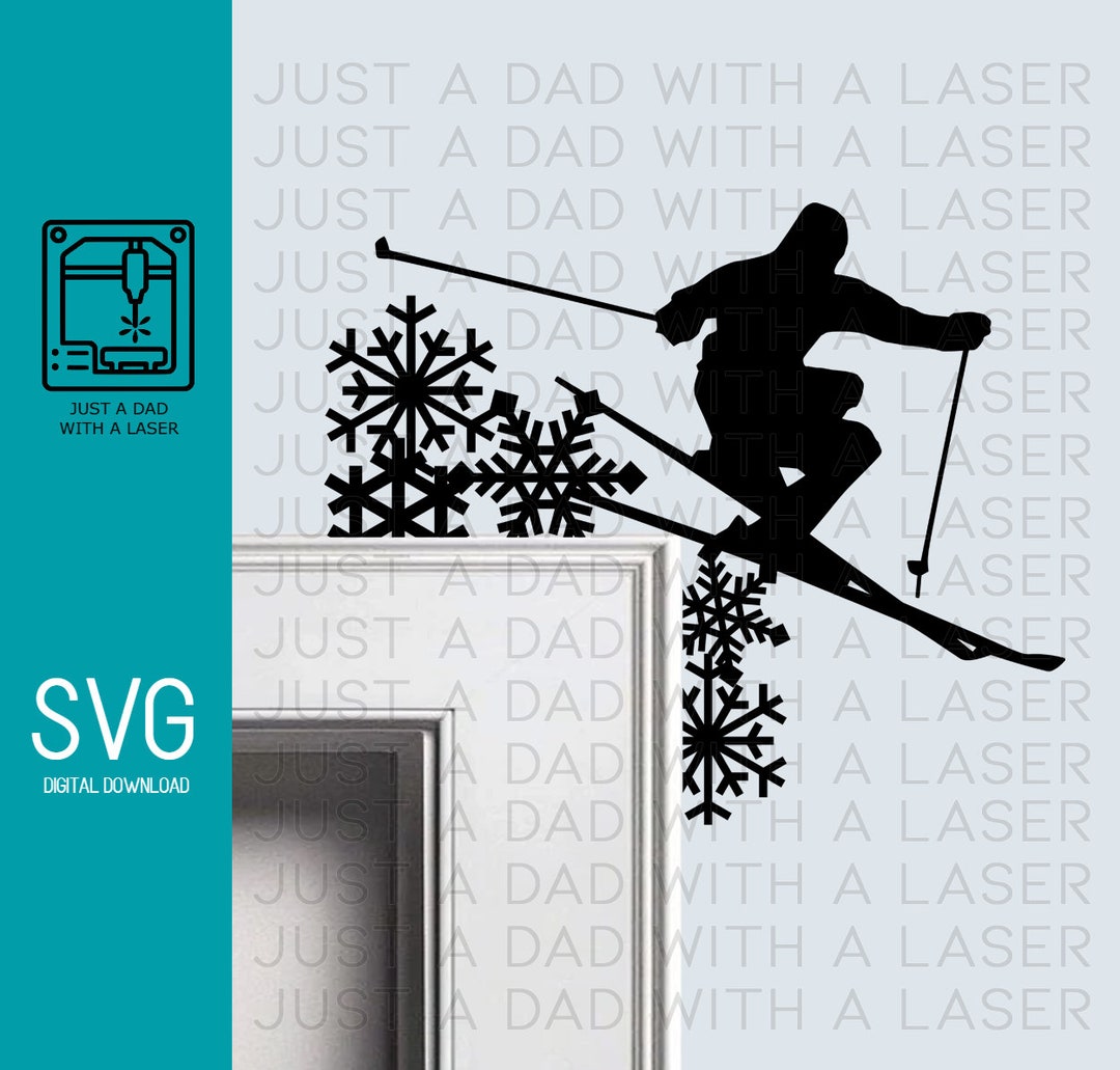 Sky Winter Door Frame Corner Trim Topper - SVG Digital - Etsy