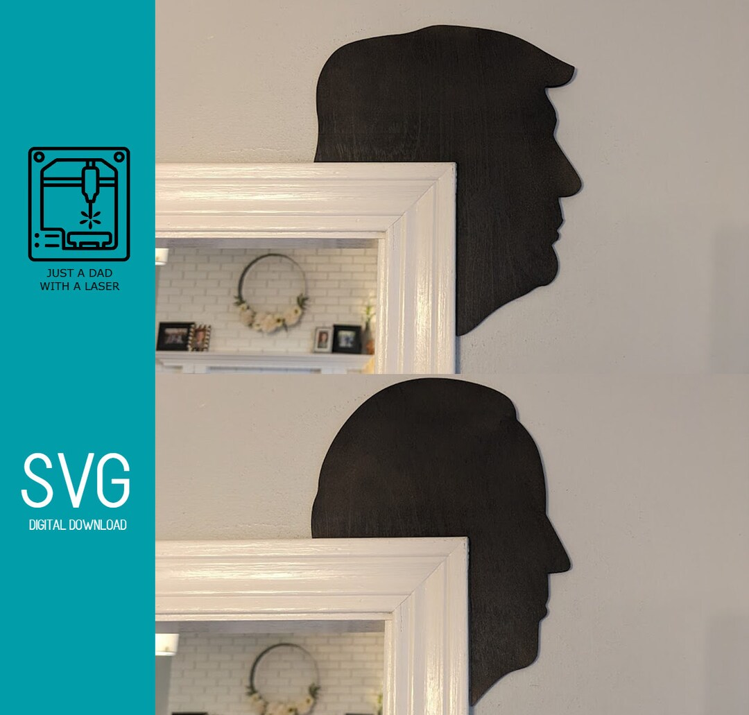 Trump Biden Door Frame Corner Topper SVG Digital File - Etsy