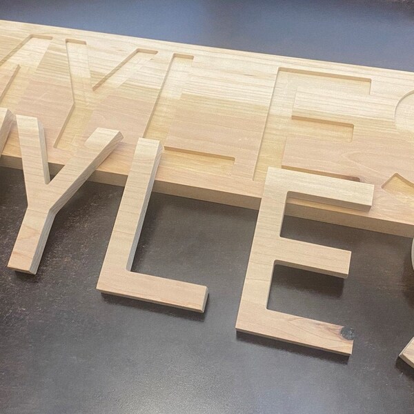 Wooden Name Puzzle - Etsy