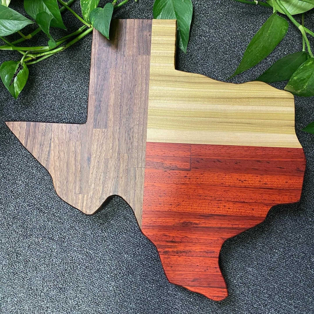 Custom State Shape Cutting Board - Etsy
