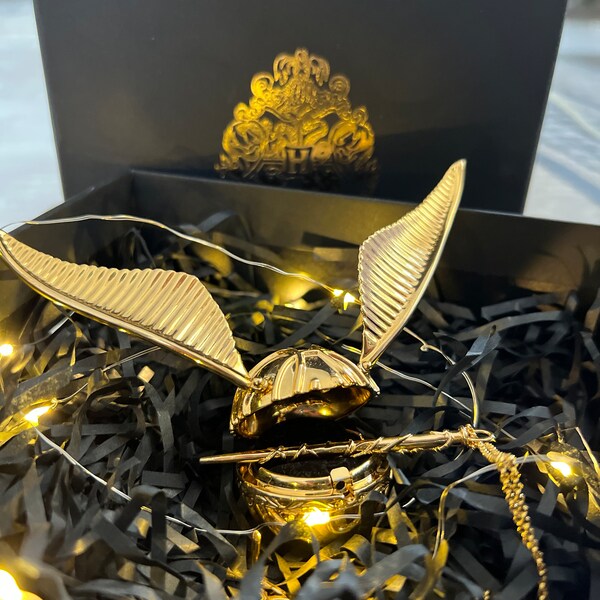 Golden Snitch Ring Box - Etsy UK