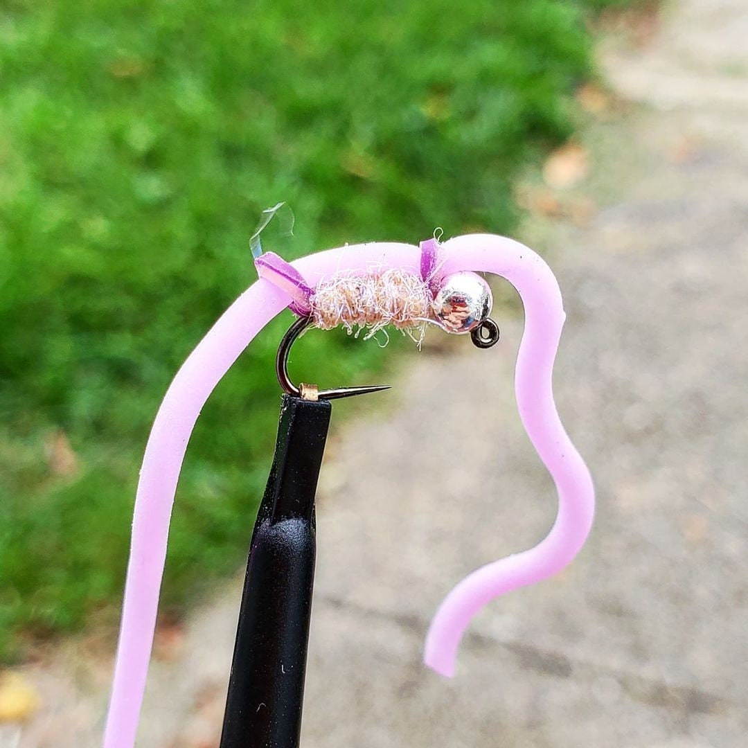 Squirmy Worm Jig Flies X 3 - Etsy