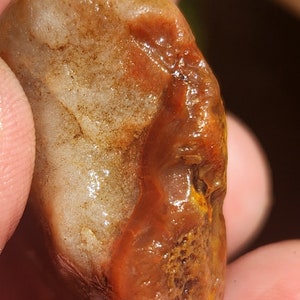 Lake Superior Agates Red and Waxy White Quartz .6 Oz. Rough - Etsy