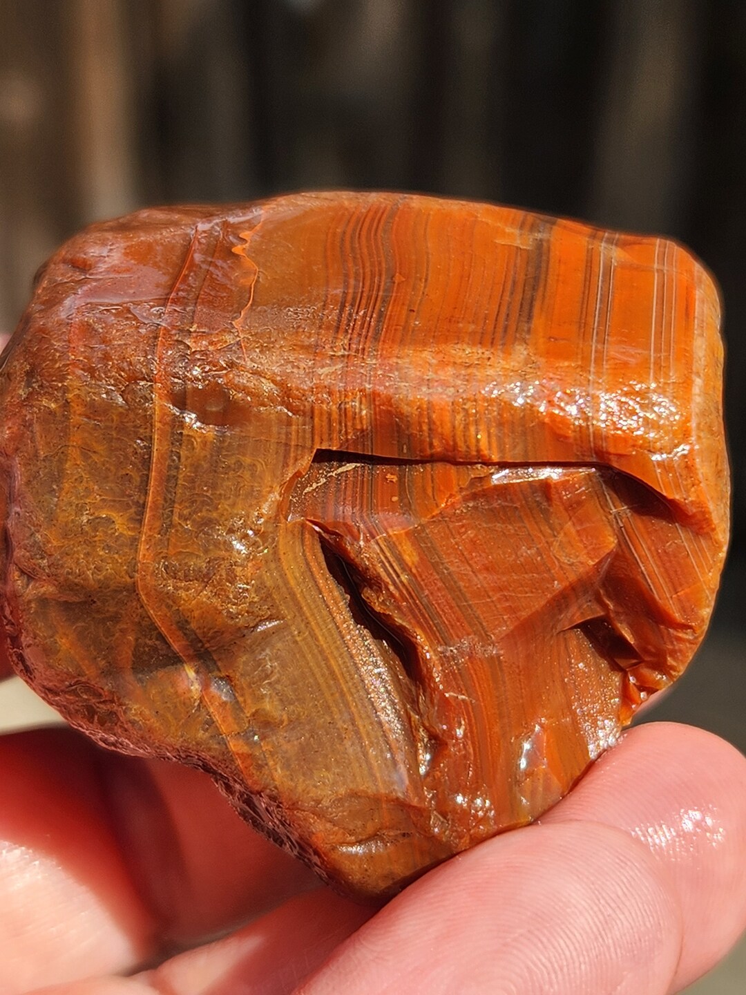 Stunningly Beautiful Uncut and Unpolished Lake Superior Agate, 3.7 Oz ...
