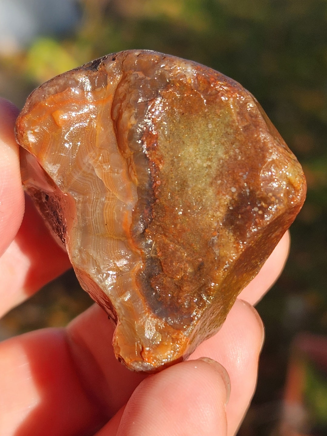 Lake Superior Agate 2.9 Oz Rough Really Quite Pretty Stone - Etsy UK
