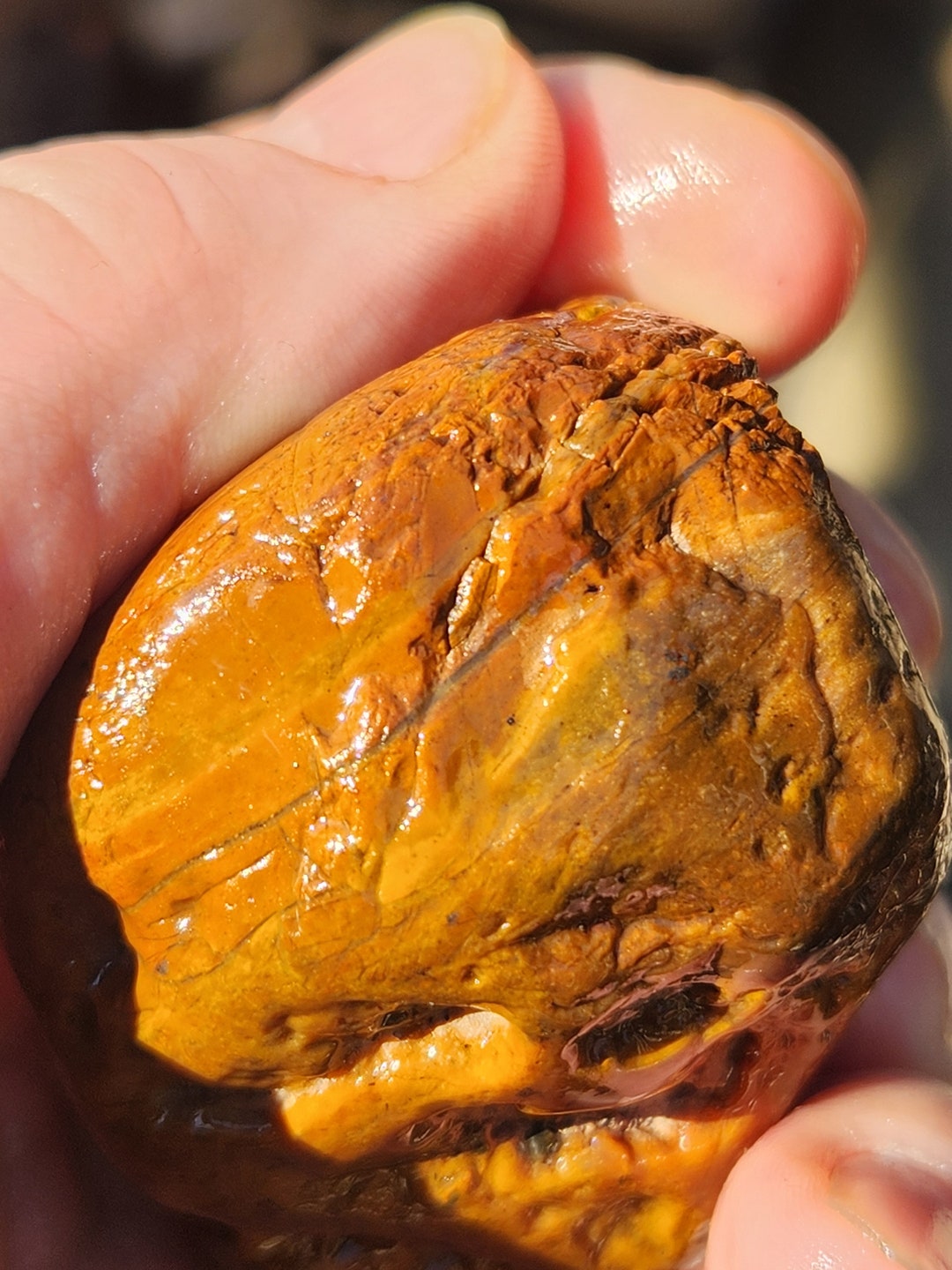 Full Nodule Jasper/ Lake Superior Agate Pretty Limonite Colored With ...