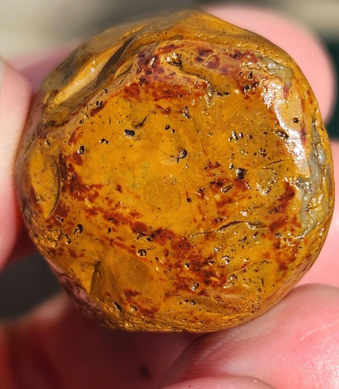 Full Nodule Completely Covered Limonite Agate With Bands Rough 1.2 Oz ...