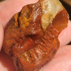 Lake Superior Agates Red and Waxy White Quartz .6 Oz. Rough - Etsy