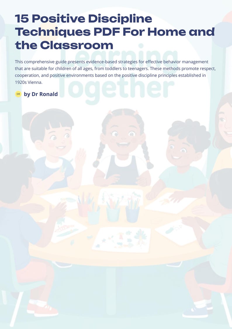 Positive Discipline Parenting Tools, Child Guidance, Family Discipline ...