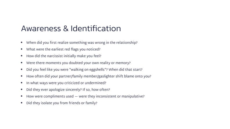 Narcissistic Personality Disorder,narcissistic Abuse, Therapy Questions ...