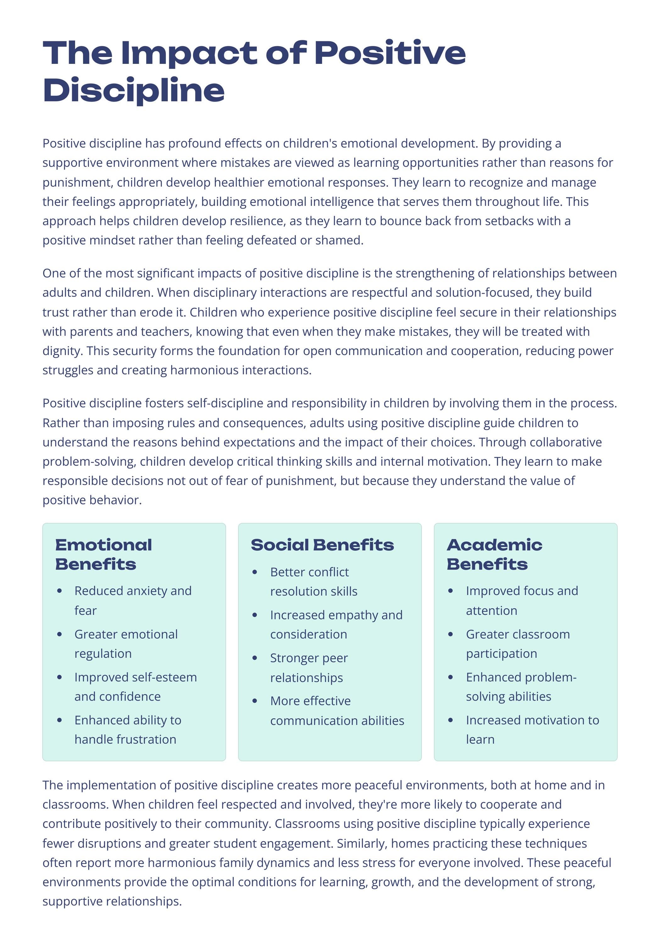 Positive Discipline Parenting Tools, Child Guidance, Family Discipline ...