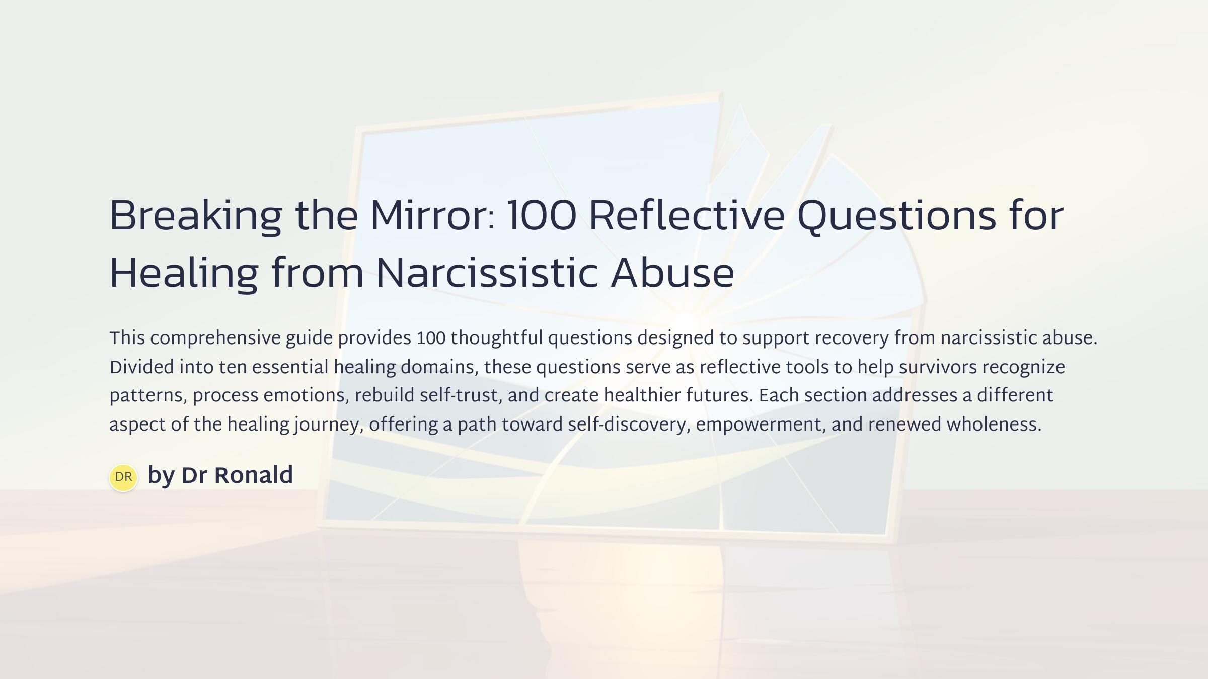 Narcissistic Personality Disorder,narcissistic Abuse, Therapy Questions ...