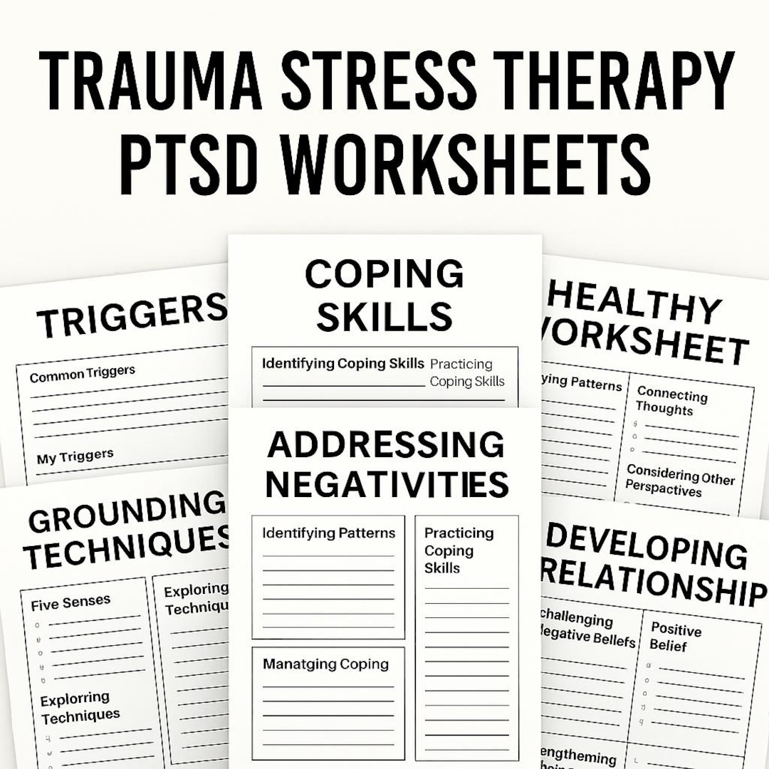 Cptsd Ptsd Workbook Therapy Worksheet C Ptsd Journal Trauma Therapy ...