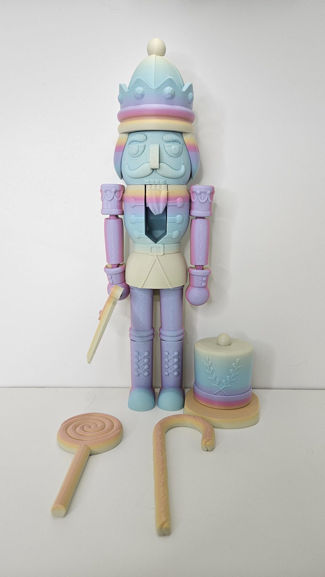 Nutcracker (single-color) | 3D Printed Figurine | Moveable Figurine - Etsy