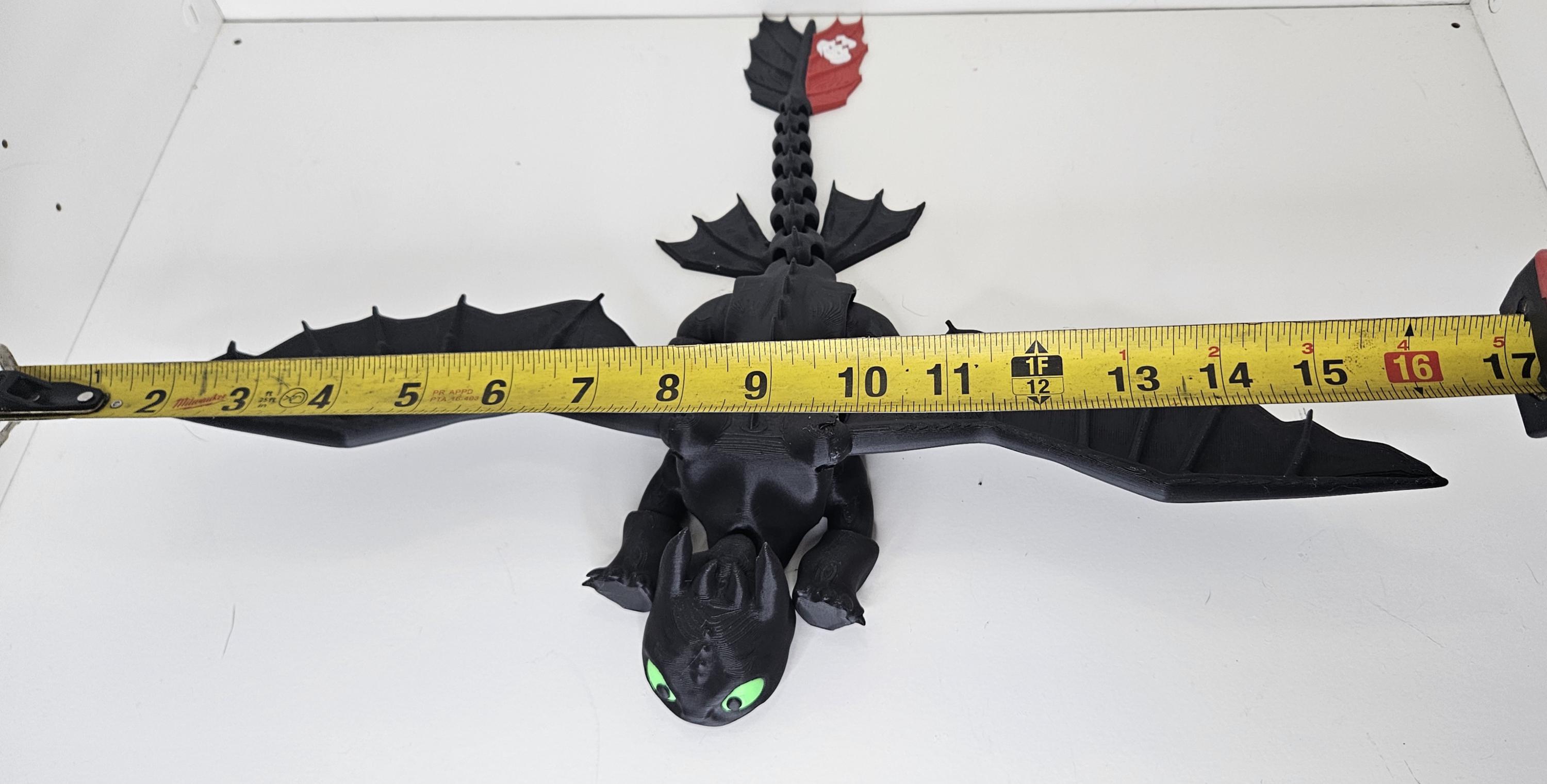 Toothless 3D Printed Dragon Toy | How to Train Your Dragon Toy - Etsy