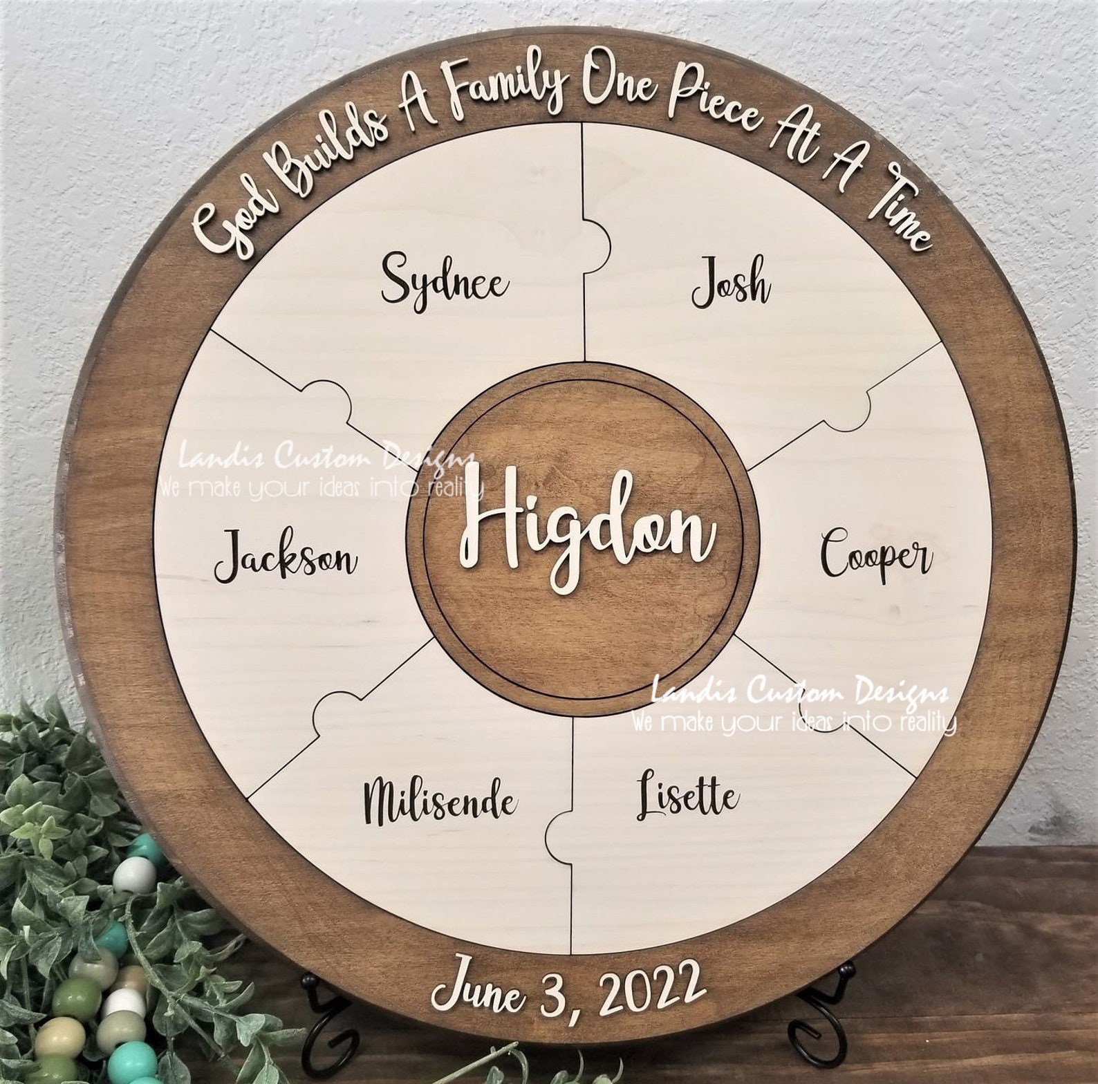 Unity Puzzle Family Puzzle Blended Family Puzzle Last Name - Etsy
