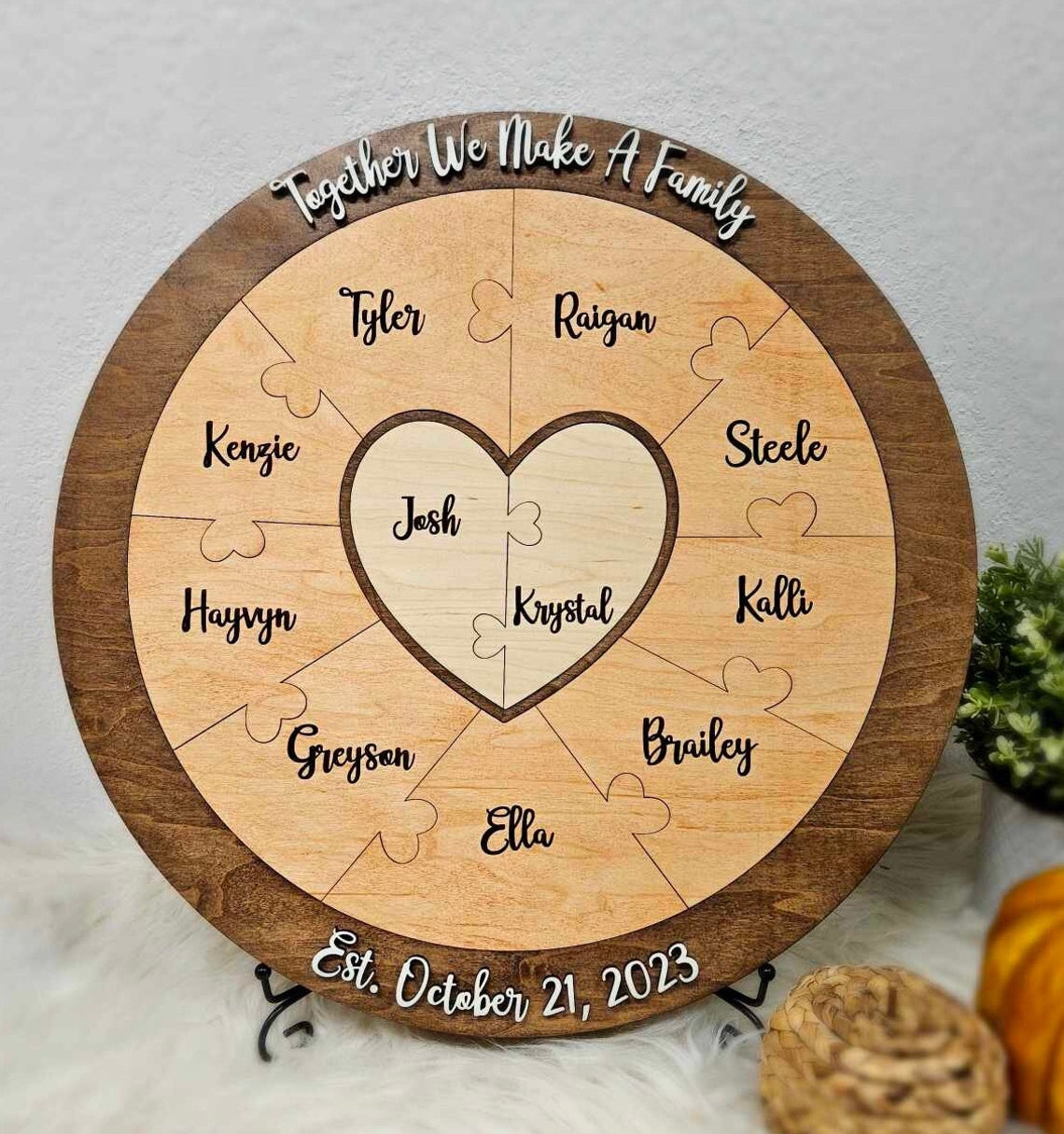 Unity or Family Puzzle With Various Top Sayings, These Are Great for ...