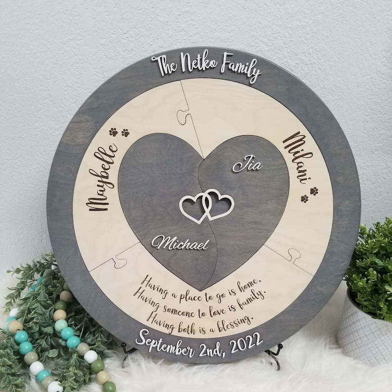 Unity/ Family Puzzle Blended Family Unity Alternative - Etsy